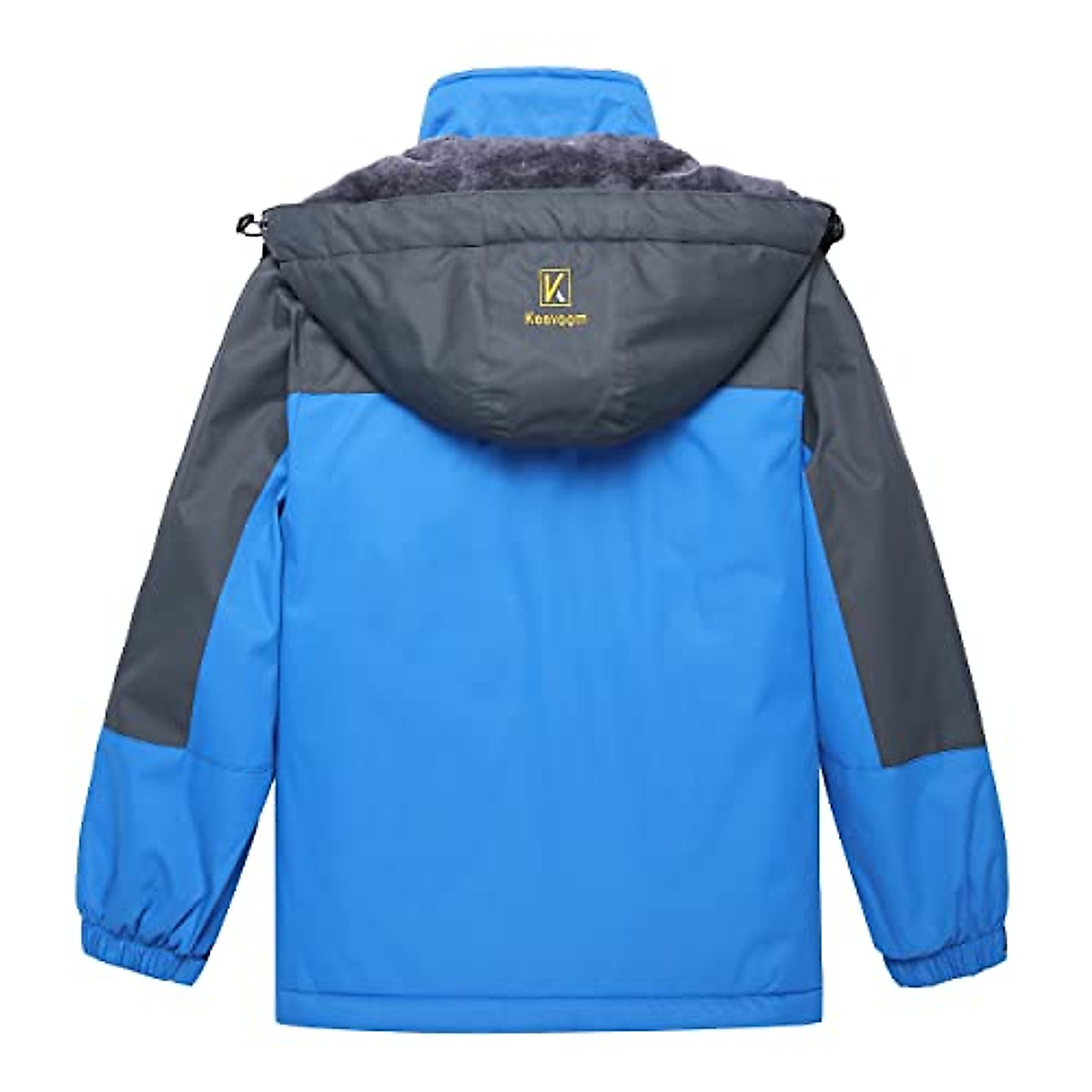 Keevoom Winter Coat for Boys 10-12,Children's Fleece Lined Warm Outdoor Ski Jacket Waterproof Windproof Raincoat Hooded