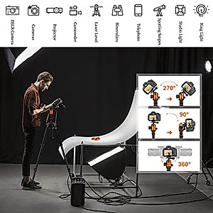 Tripod for Camera, 81" Camera Tripod Stand, 83 inches DSLR Tripods & Monopods, Heavy Duty Travel Tripod for Binoculars Laser Level Spotting Scope Telescope, Professional Complete Tripod Units