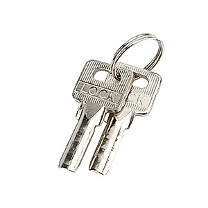 Bike Cable, Two Keys Durable Material Cable Lock Portable Size Easy Operation Widely Used for Gate for Bike for Motorcycle(blue)