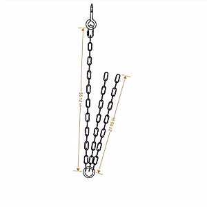 Wooden Porch Swing Outdoor Bench Swing Chair 2-Seater W/Hanging Chains for Patio Garden Backyard, Heavy Duty 800 LBS, 4 Ft, Unfinished