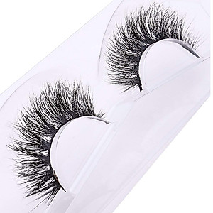 Arimika Fluffy Long Thick Dramatic Look 3D Mink False Eyelashes, Handmade Reusable Lashes for Makeup D008