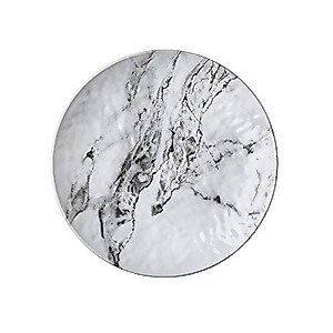 Marble Melamine Shatter Resistant Serving Tray Platter Carrera by Godinger - 15"