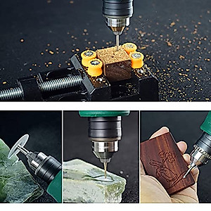 VOTOER 260W Rotary Tool Power Die Electric Multi-function Grinder Carver Set, Stepless Variable Speed Adjustment, 31000RPM, Lightweight