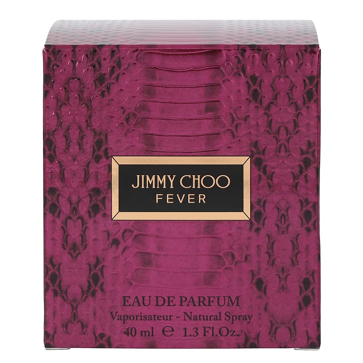 JIMMY CHOO Fever Eau de Parfum - Long Lasting Fragrance with notes of Black Plum Nectar, Heliotrope & Roasted Tonka Bean - Warm & Floral - 1.3 fl. oz.