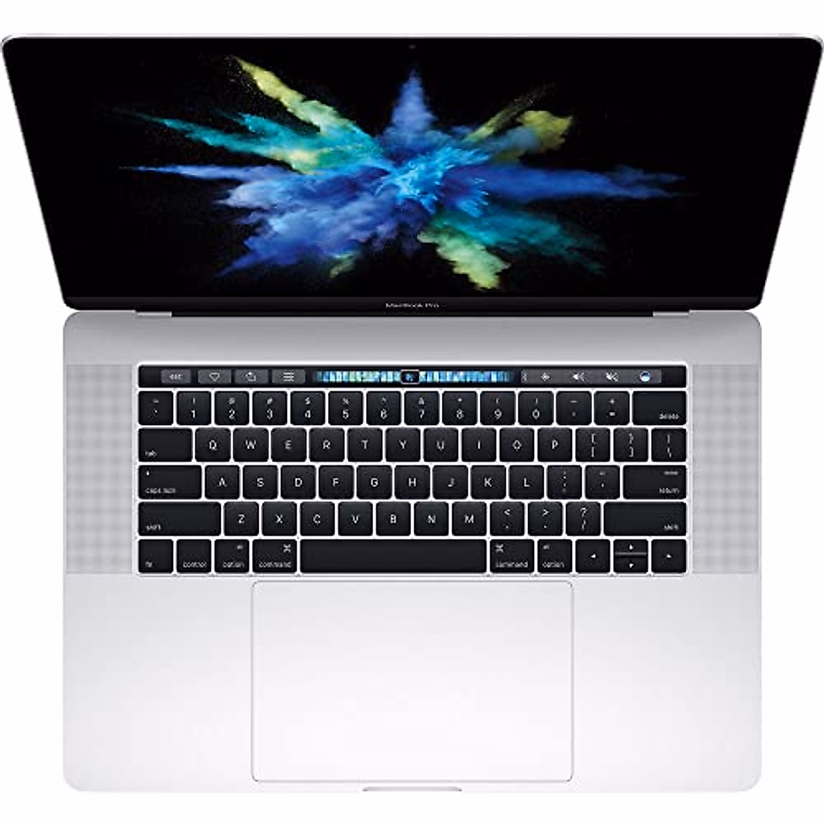 Apple 2016 MacBook Pro with Touch Bar 2.6GHz Intel Core i7 (15-inch, 16GB RAM, 512GB SSD Storage) - Silver (Renewed)