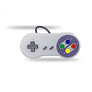 Kinyanco 2-Pack Replacement SNES Controller Super Controllers, Game Controller Gamepad for SNES Original Super Entertainment System