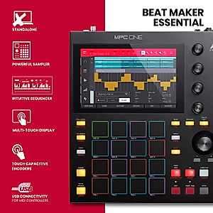 Akai Professional Beat Maker Bundle – MPC One Drum Machine/Sampler and MPK249 MIDI Keyboard Controller