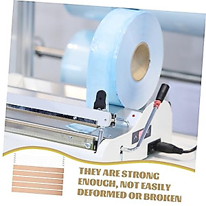 VOSAREA 5pcs Sealer Accessories Packaging Supplies Reusable Heat Sealer Sealing Machine Accessory Sealer Heating Elements Sealer Replacement Parts Sealing Machine Heating Strips Metal