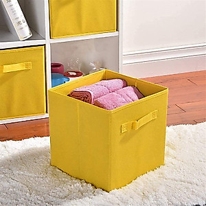 ZUER Foldable Storage Cubes- Thickening Collapsible Fabric Boxes Household Cube Storage Box - Moistureproof, Dustproof, Odourless (2 Pack)