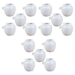 Balacoo 15pcs Plastic Birdcage Bird Feeder Food Dish Cage Parakeet Food Bowl Parrot Feeders Water Bowls Cockatiel Drinking Bowls for Parrot Parakeet Cockatiel Bird