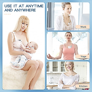 Wearable Breast Pump Hands Free Breast Pump Electric 2022 New,Wireless Portable Breast Pump with LCD Display and Memory Function Ultra-Quiet Breast Pump,2 Modes & 9 Levels Adjustment,24MM Flange