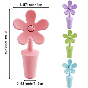 12 PACK Wine Stopper Silicone Bottle Reusable Sunflower Shape Bottle Stopper for Wedding Party Gift