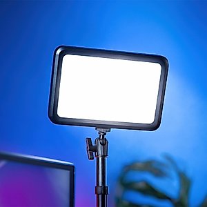 Elgato Key Light Mini – Rechargeable Vlogging Light, Wi-Fi Control Brightness – Color Temp, Perfect for Streaming, Gaming, Video Conferencing, Easy-use App: PC/Mac/iPhone/Android, Black (Renewed)