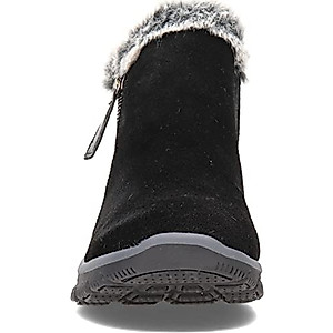 Skechers womens Zip Bootie Fashion Boot, Black, 10 US
