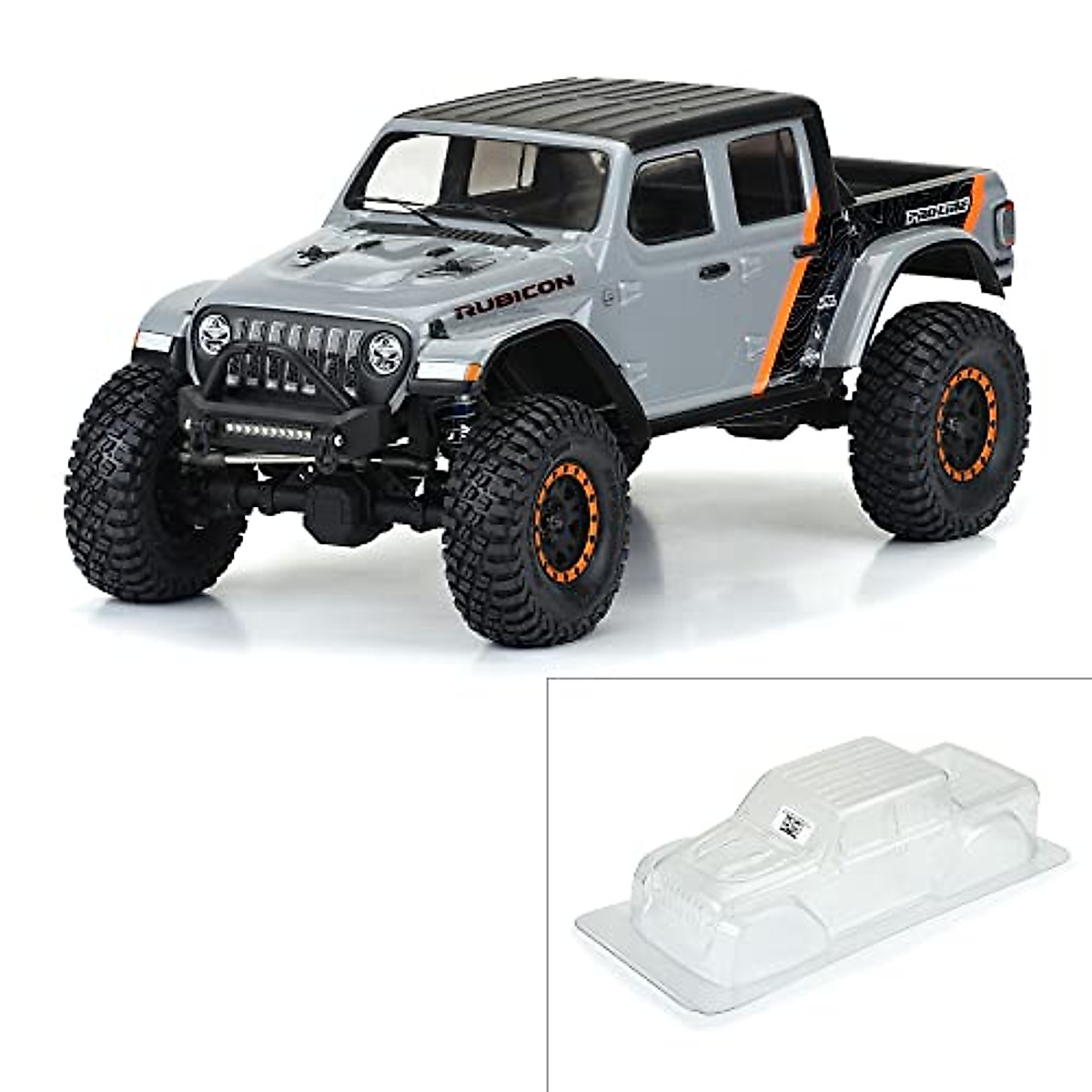 Pro-line Racing 1/10 2020 Jeep Gladiator Clear Body 12.3" 313mm Wheelbase Crwlrs PRO353500 Car/Truck Bodies Wings & Decals