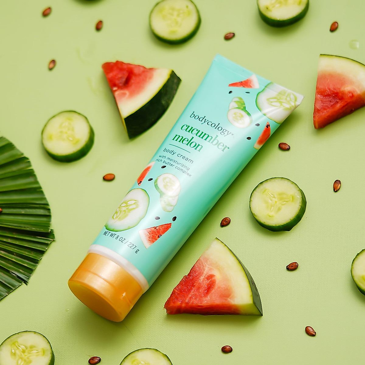 Bodycology Body Cream - Cucumber Melon for Women - 8 oz Body Cream