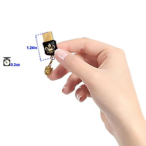 TOPMORE NR Series USB 3.0 The Capets Logo Design Flash Disk Portable High Read Speed Memory Stick (64GB, Black & Gold)