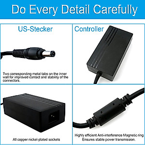 12V 5A AC Power Supply Adapter, AC 100-240V to DC 12V 5A Transformers, US Plug Power Converter LED Driver with 7.5FT Power Cord for 12V LED Light, 3D Printer, CCTV Camera and Household Electronic