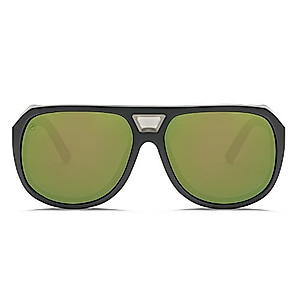 Electric Visual Stacker Matte Black/OHM+Polarized Bronze Green Sunglasses