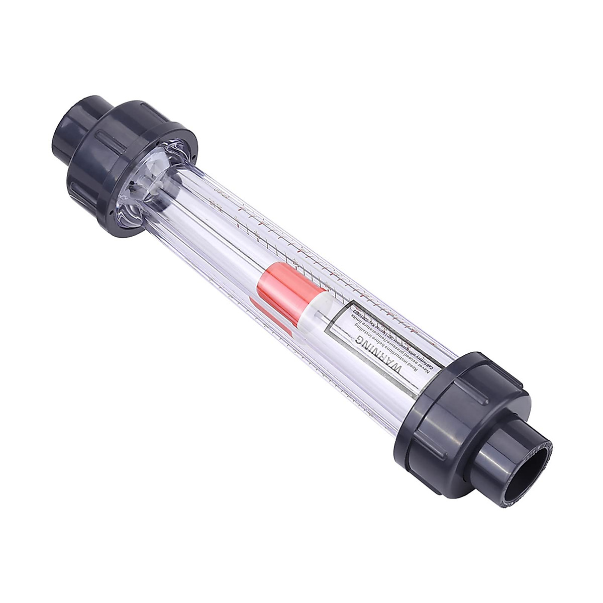 Water Meter River Meter Plastic Tube Type 100 1000L H Water Meter Flowmeter LZS 15D