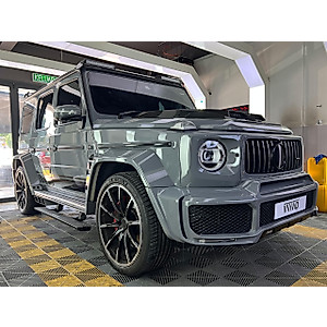 VViViD+ Ultra Gloss Nardo Dark Grey Vinyl Car Wrap Premium Paint Replacement Film Roll with Nano Air Release Technology, Stretchable Protective Cap Liner, Self Adhesive (3ft x 5ft)