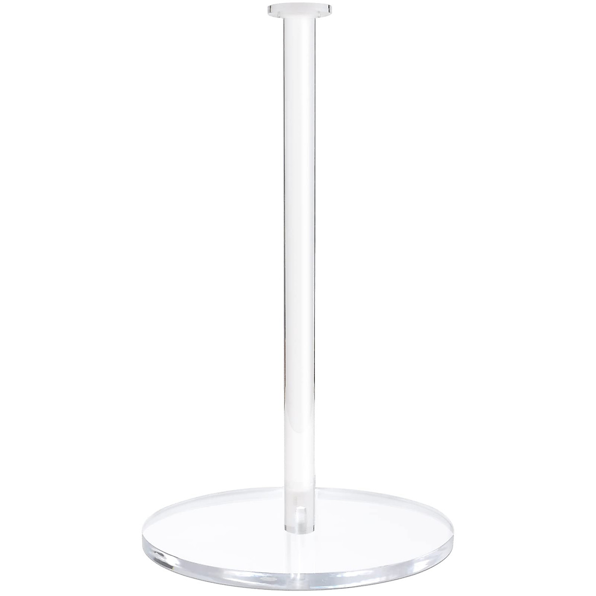 Bigfety Acrylic Paper Towel Holder, Paper Towel Stand for Countertop, White