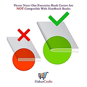 A4 Book Cover Plastic Exercise Book Covers Clear School Notebook Protector Cover Film Transparent Jacket Protective Sleeve Books 30cm x 21cm (A4 Size - Pack of 9)