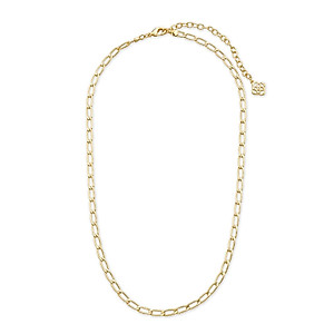 Kendra Scott Merrick Chain Necklace in 14k Gold-Plated Brass, Fashion Jewelry for Women