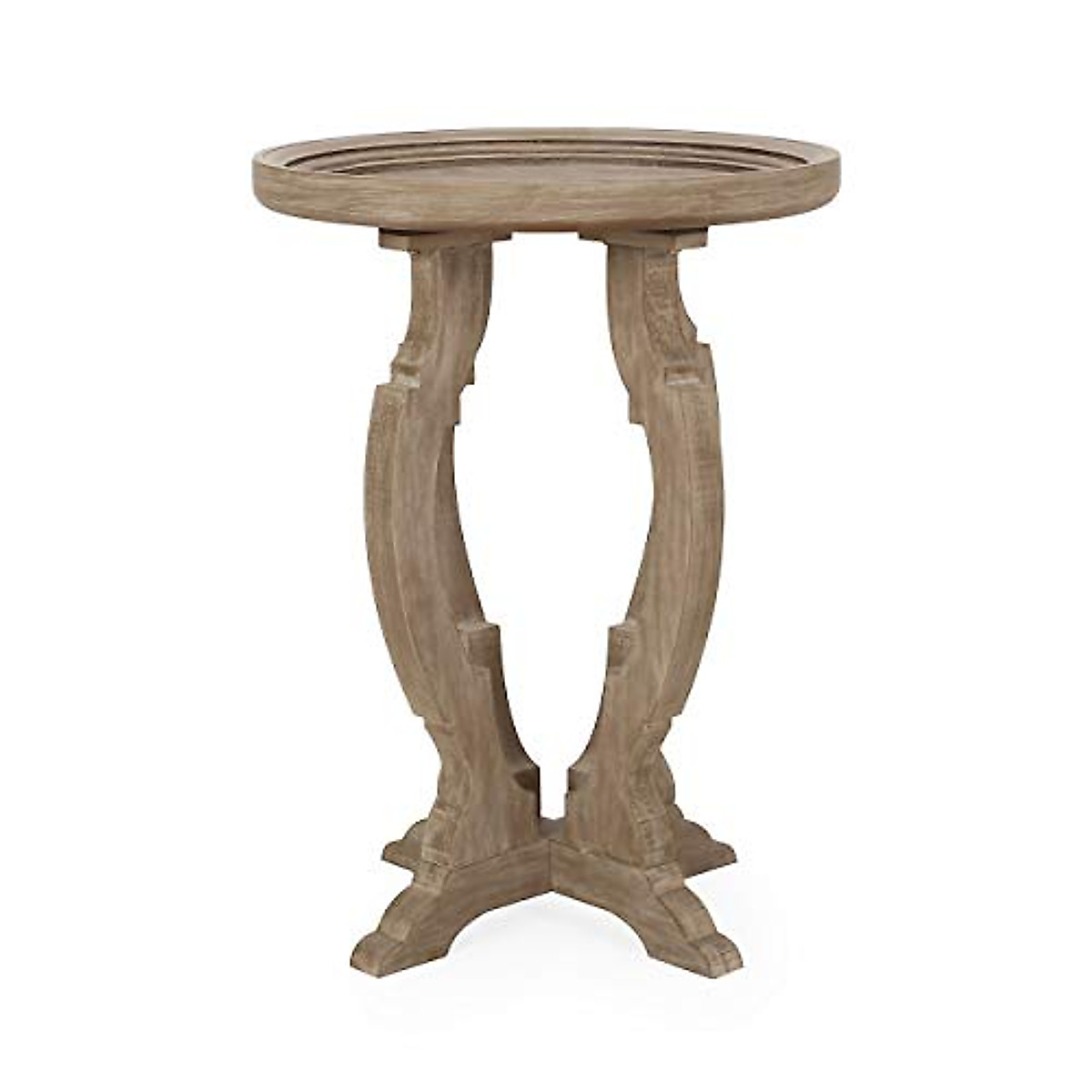 Christopher Knight Home Doris French Country Accent Table with Round Top, Natural