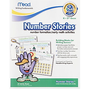 Number Stories WorkBook, Stage Two, 10 x 8 Inches, 40 Count (48022)