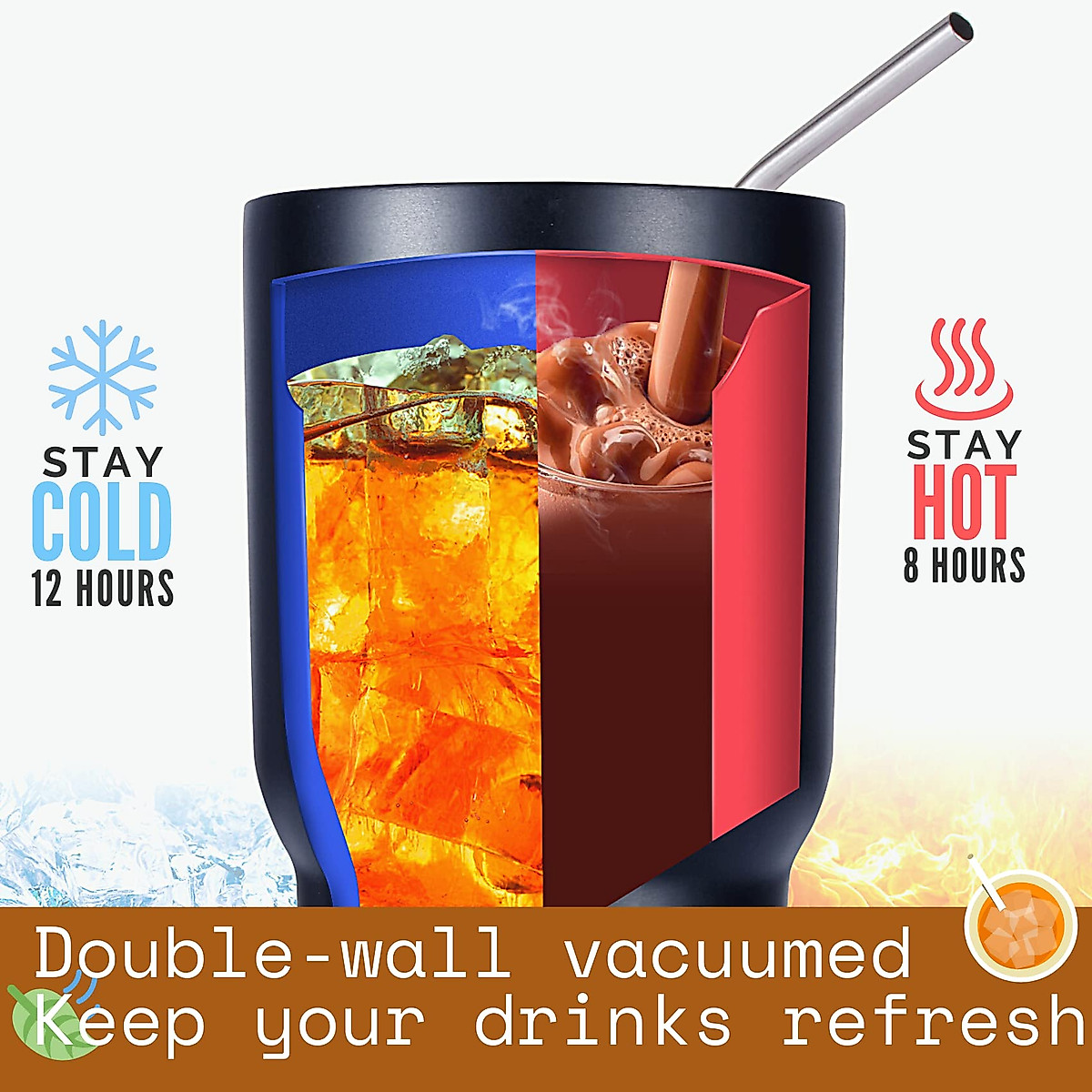 Onebttl Basketball Coach Gifts - Stainless Steel Tumbler 30Oz, Black - for Dad, Son, Man, Coworker, Friends, Teammates on Birthday (Best Coach Ever)