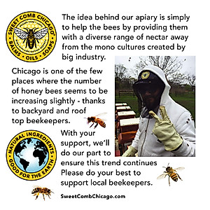 Beeswax Beard Conditioner: NATURAL Refreshing Beard Care, STRENGTHENS and SOFTENS Beards & Mustaches - Leave in Conditioner. Great for Father's Day, Birthdays and Christmas Gifts 4 oz