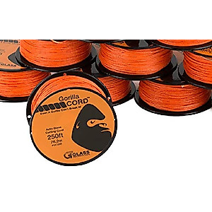 GT Tools Glass Technology - Gorilla Cord Auto Glass Cutting Line - 250 ft | Premium Quality Cutting Line for Precision Windshield Removal | Strong and Reliable Tool for Professionals