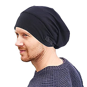 Qianmome 4 Pieces Unisex Stretchy Satin Lining Chemo Cap Muslim Turban Hat Beanie Hijab Headwear Indian Cap