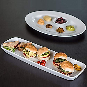 BIA Cordon Bleu 901918S1SIOC Porcelain Serving Platters, One Size, White