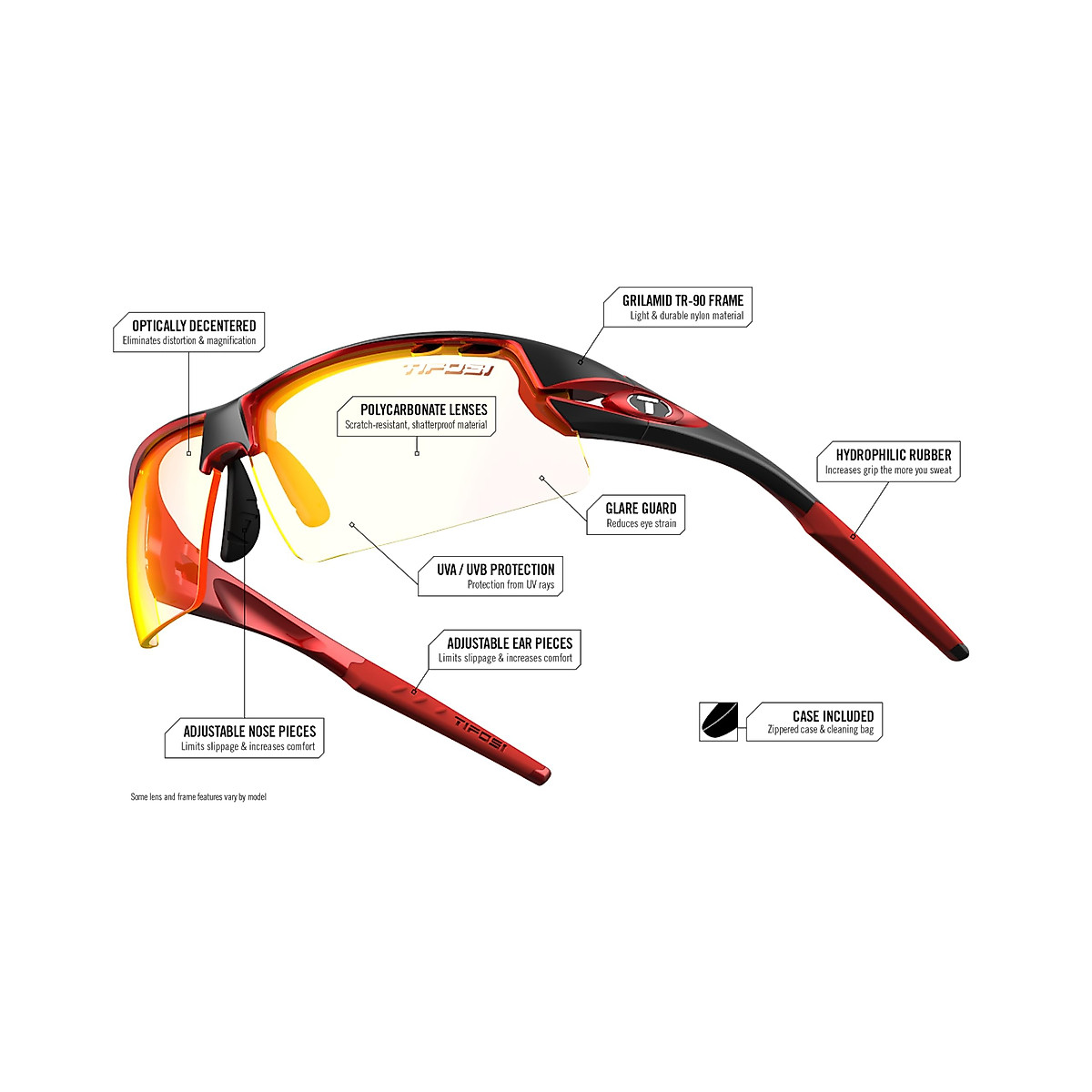 Tifosi Crit Polarized Fototec, Matte Gunmetal with Smoke Polarized Fototec lenses