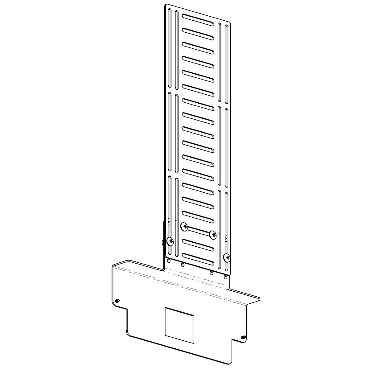 Logic Controls KB1700 Bump Bar Mount, 50/75/100mm VESA Compatible