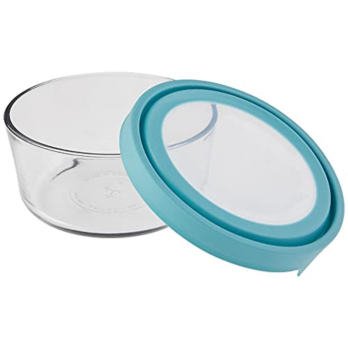 Anchor Hocking TrueSeal Glass Food Storage Containers with Airtight Lids, Set of 10,Mineral Blue