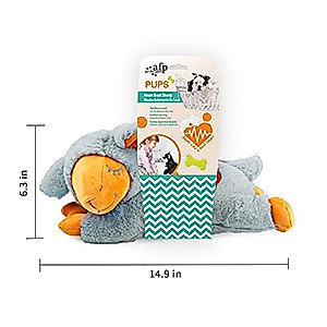 ALL FOR PAWS Heart Beat Dog Toy, Puppy Sleeping Buddy Cuddle Toy Dog Soothing Plush Toy, Crate Training Puppy Stuffed Animal Toys