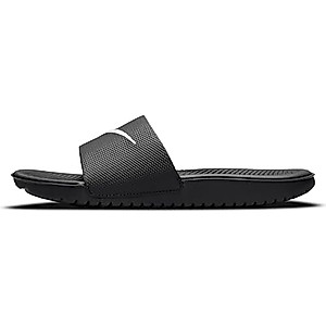 Nike Kawa Slide GS/PS 819352 Junior Slides (UK 4.5 us 5Y EU 37.5, Black White 001)