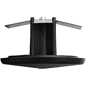 2-3/8" Round Light Pole Top Cap- Black Plastic