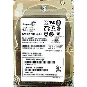 ST9600104SS Seagate 600GB 10000RPM SAS 6.0 Gbps 2.5 inch Savvio Hard Drive (Certified Refurbished)