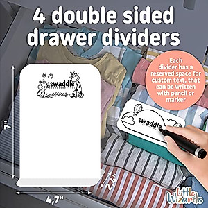 28 Pcs Baby Closet Dividers & Baby Clothes Organizer – Baby Clothes Dividers for Closet – Neutral Hanger Dividers for Baby Closet Organizer Baby Clothes Dividers – Nursery Closet Organizer