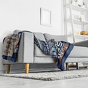 Son Valentines Day Gifts from Mom and Dad - Graduation Gifts Birthday Gifts for Son - To My Son - Son Gifts from Mother for His Birthday - Best Gift Ideas for Son - Throw Blankets for Bed Sofa 60"X50"