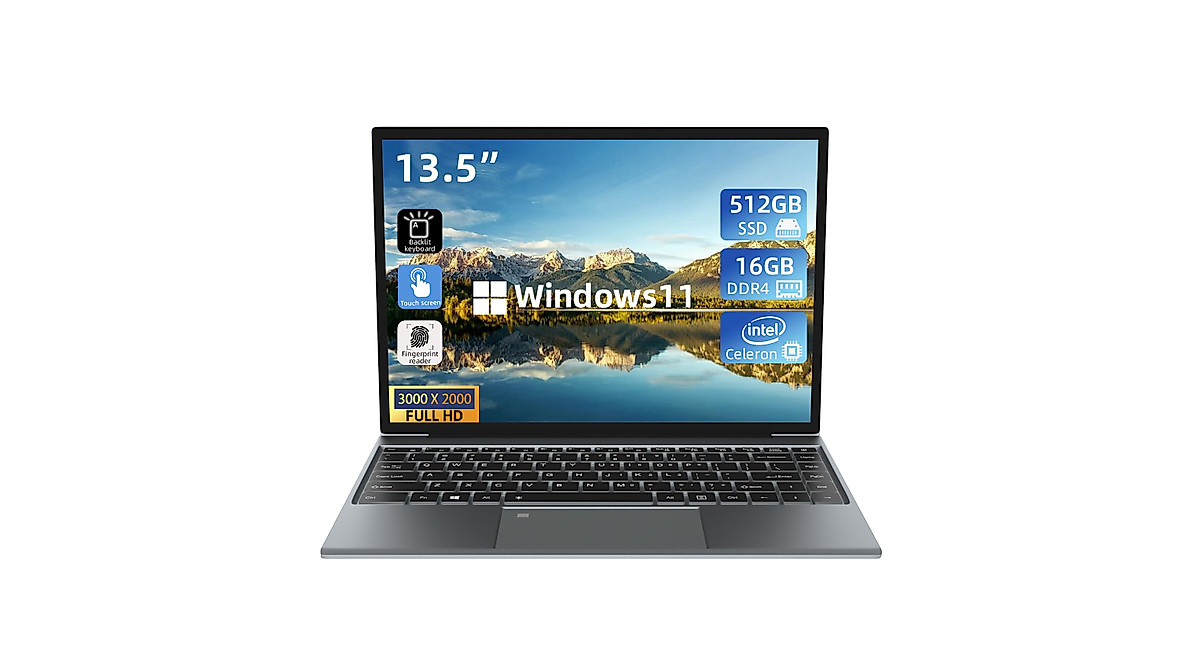 Morostron 13.5" Touch Screen Laptop, Windows 11 Laptop Computer with ...