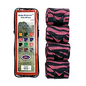 Derby Originals Animal Print Horse Polo Wraps Set of 4 Select Pattern