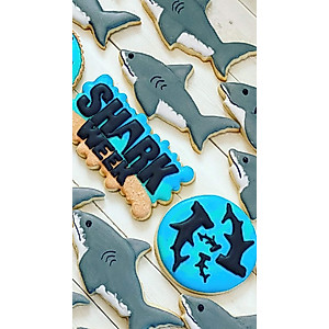 Great White Shark Cookie Cutter, 4" Made in USA by Ann Clark