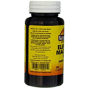 Nature's Blend Elemental Magnesium Amino Acid Chelate 300 mg, 100 Count