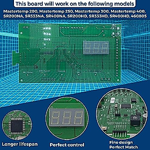 Swimables Control Board Kit Compatible with Mastertemp & Max-E-Therm Pentair Pool and Spa Heater 42002-0007s- Compatible with All NA and LP Series Pool/Spa Heater Electrical Systems - Made in USA