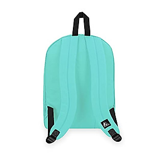 Everest Classic Backpack, Aqua Blue, One Size